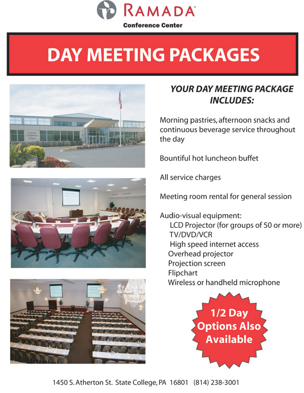 Meetings and Banquets | Ramada Hotel & Conference Center State College